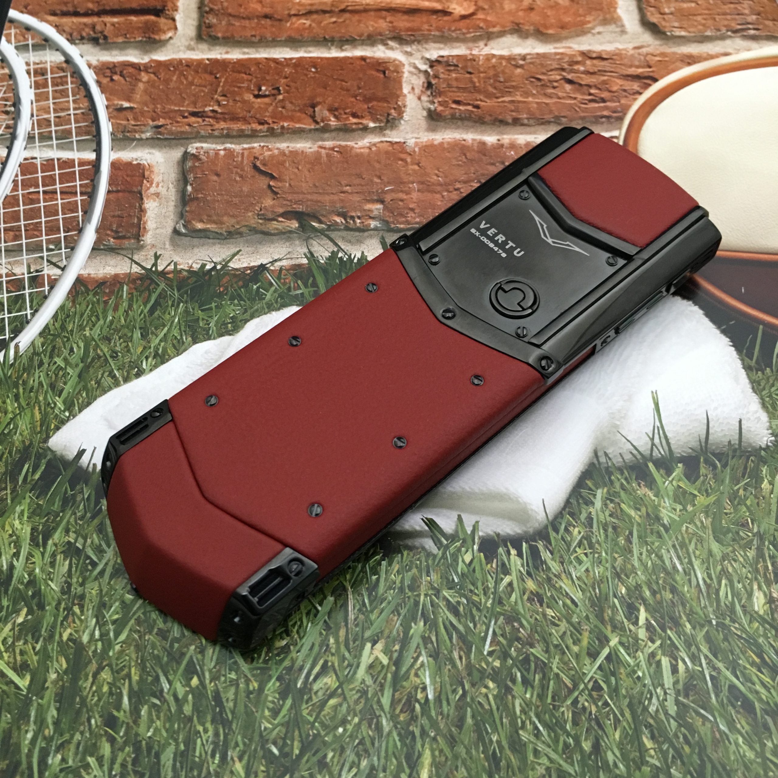 Signature S – Red Black Calf Skin – Go Easy For Vertu